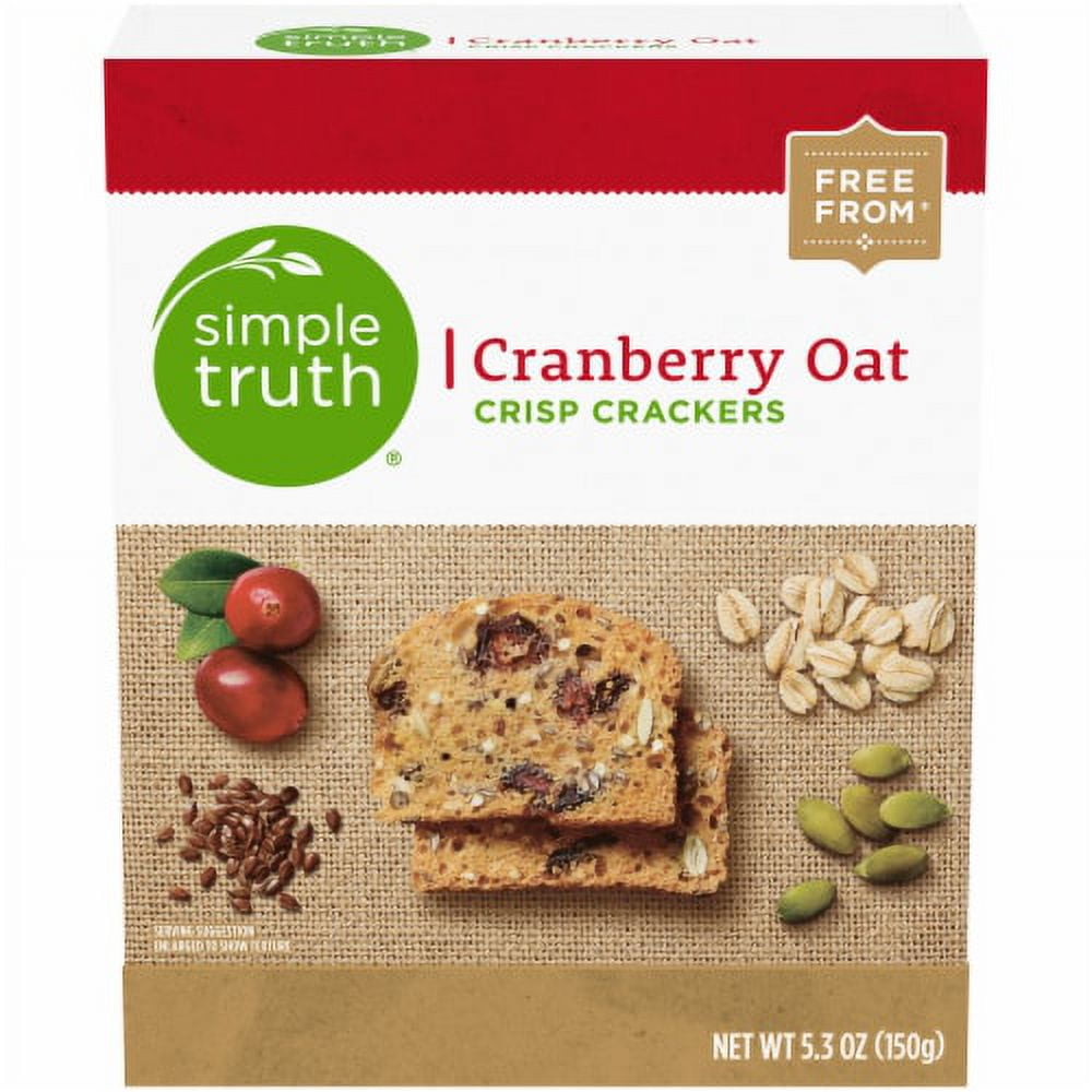 2X-Simple Truth Cranberry Oat Crisp Crackers - 5.3 oz - Walmart.com