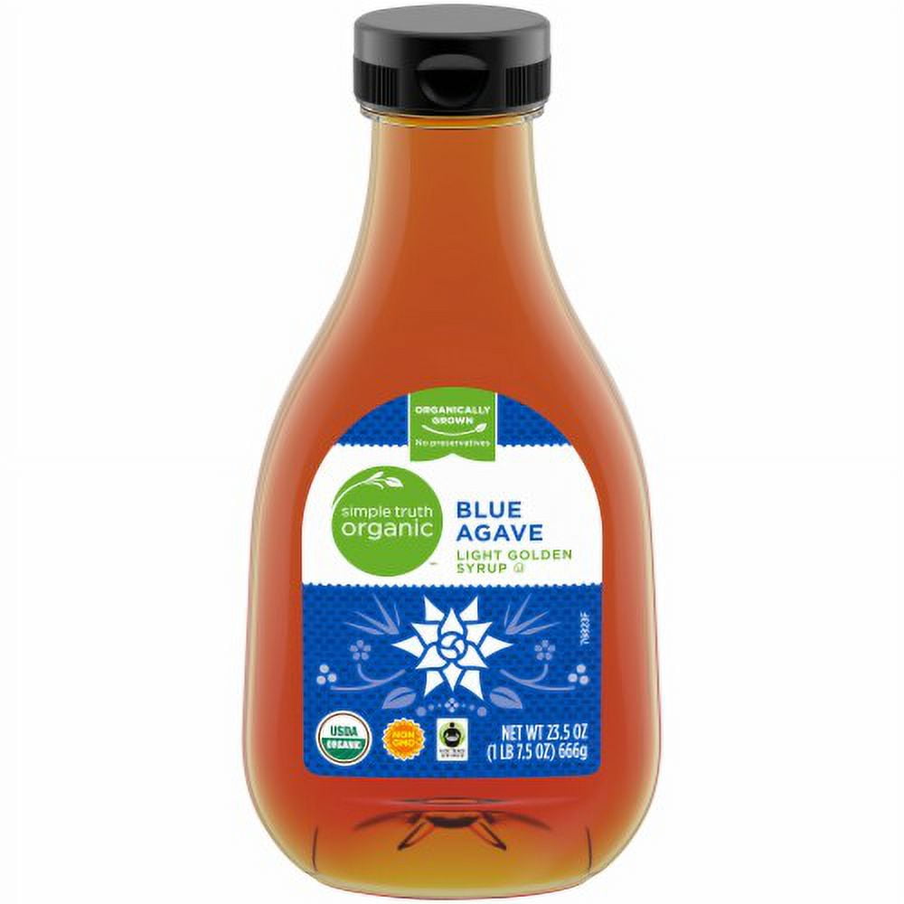2X - Simple Truth Organic Blue Agave Light Golden Syrup-23.5 oz ...