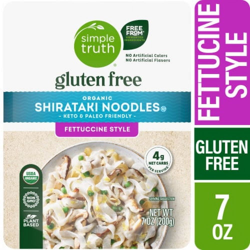 2X - Simple Truth Organic Keto Fettuccine Style Shirataki Noodles ...