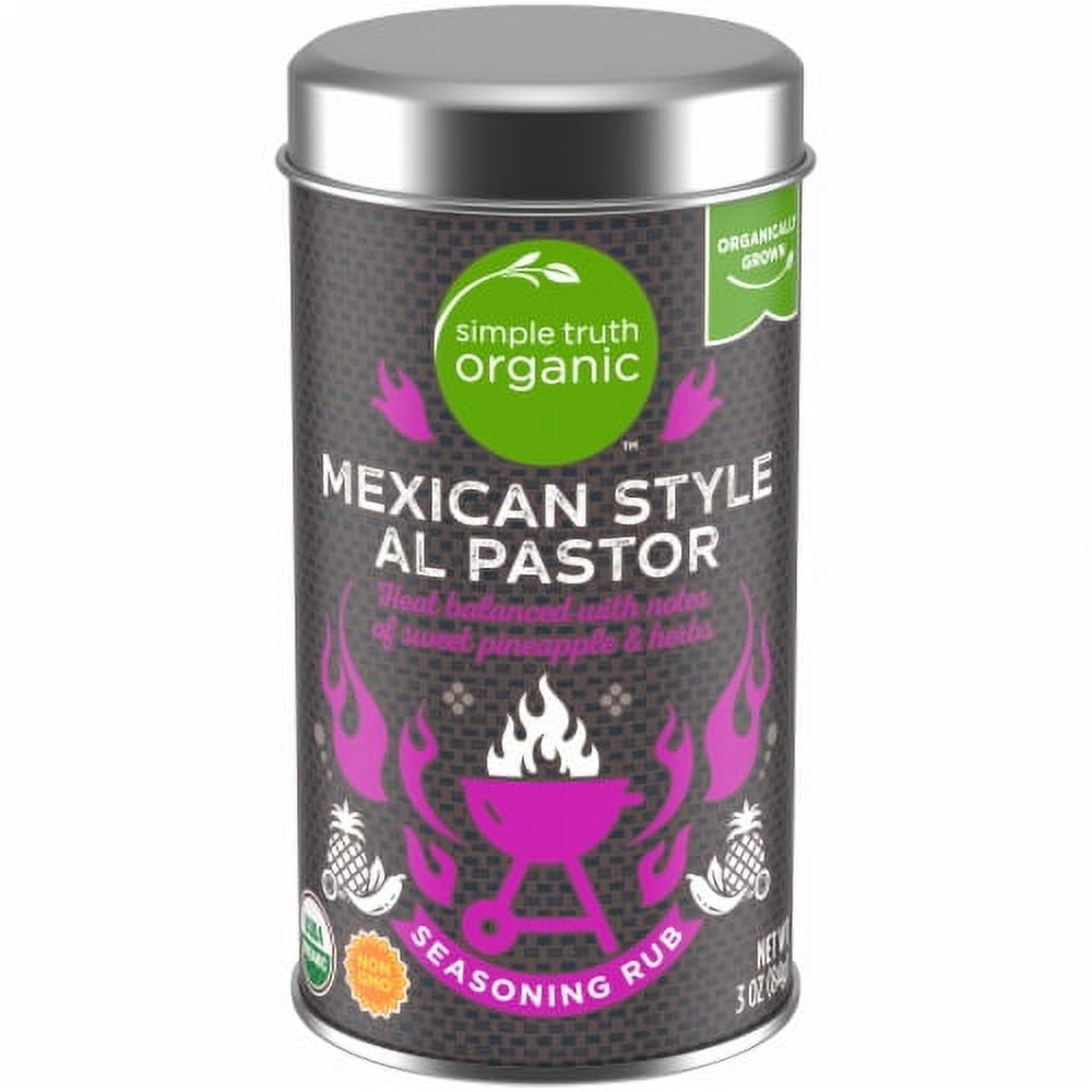 2X-Simple Truth Organic Mexican Style Al Pastor Seasoning Rub - 3 oz ...