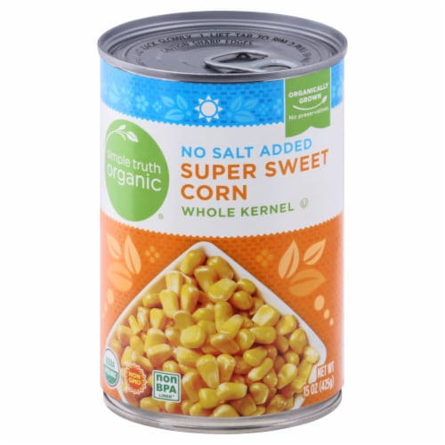 2X-Simple Truth Organic No Salt Added Super Sweet Whole Kernel Corn ...
