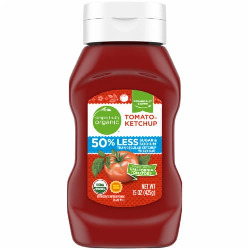 2X - Simple Truth Organic Reduced Sugar & Sodium Tomato Ketchup ...