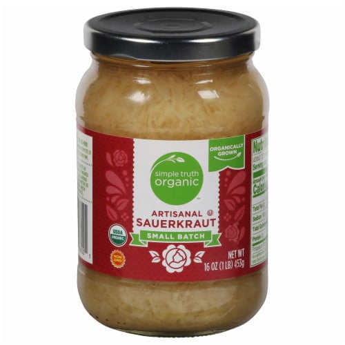 2X-Simple Truth Organic Small Batch Artisanal Sauerkraut Jar - 16 oz ...