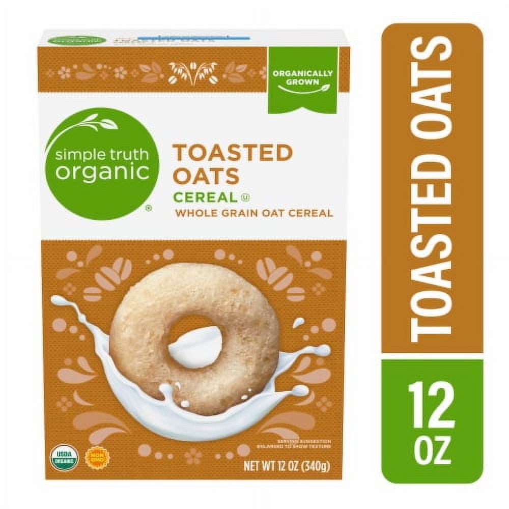2X-Simple Truth Organic Toasted Oats Cereal - 12 oz - Walmart.com