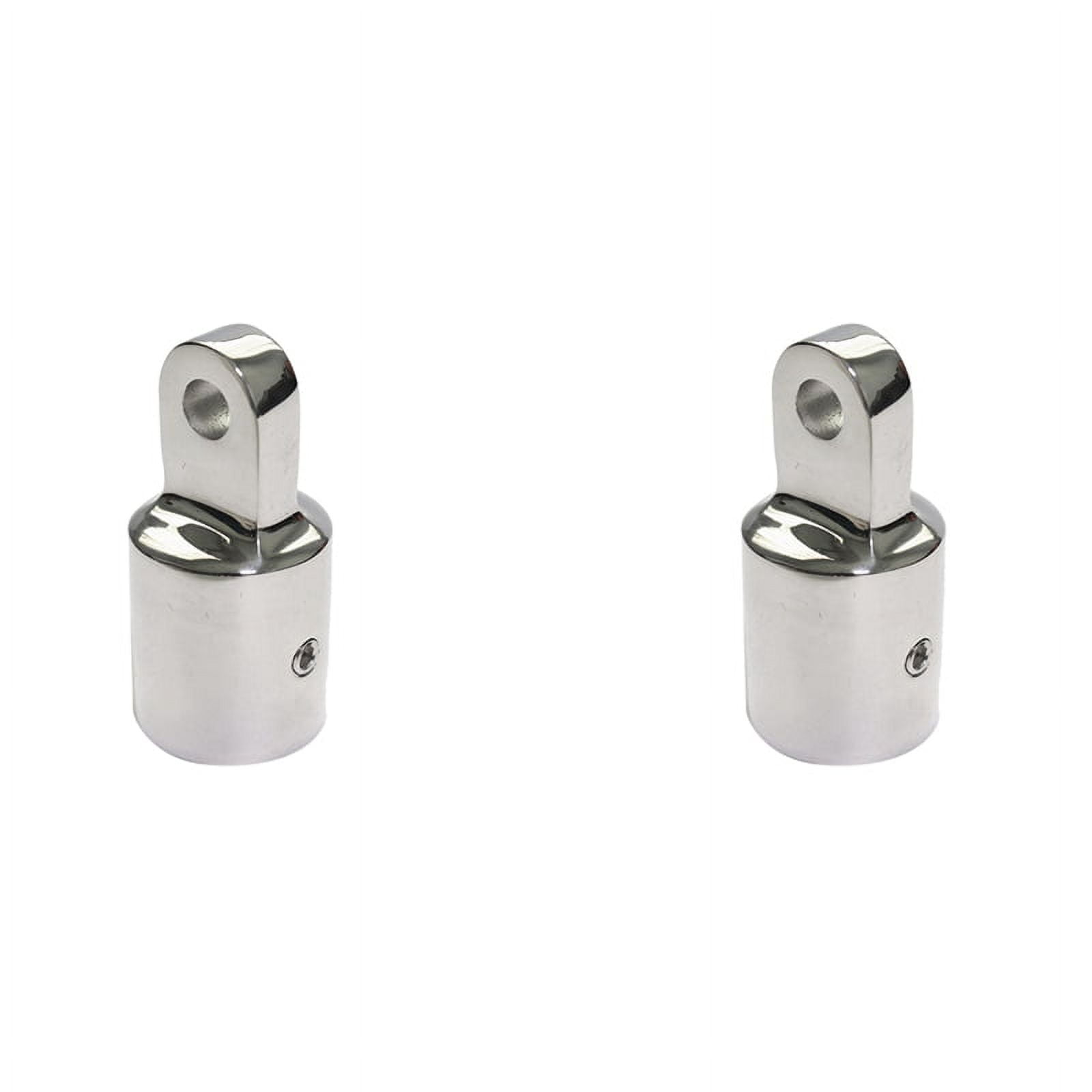 2X Single Screw 20mm Eye End Cap Bimini Top Hardware Marine Boat Yacht ...