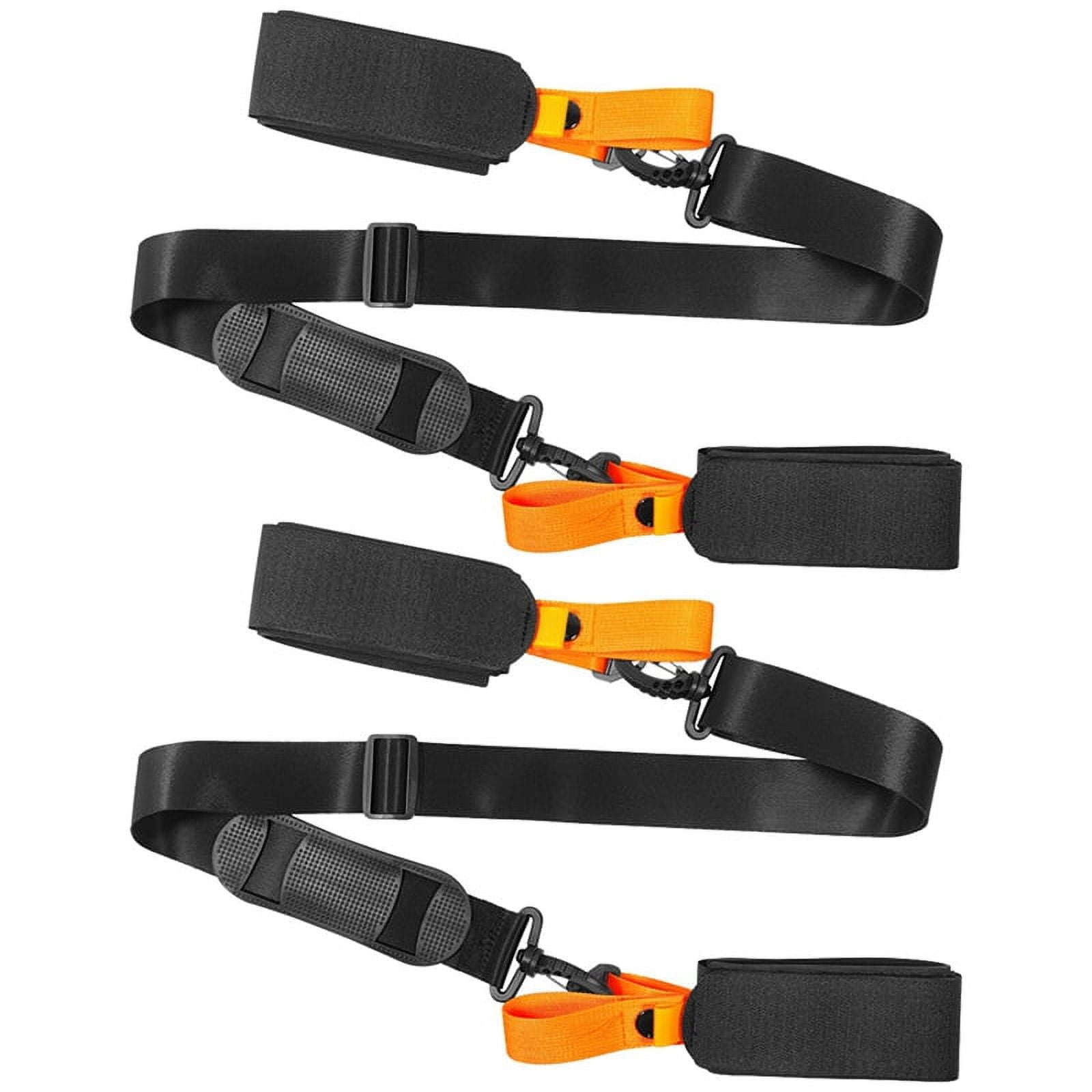 2X Ski Pole Carrying Strap Adjustable Ski Pole Shoulder Strap Skiboard ...