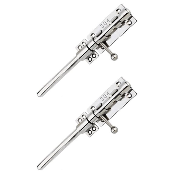 2X Slide Bolt Gate Bolt Heavy Duty Door Security Lock Thickened Door ...
