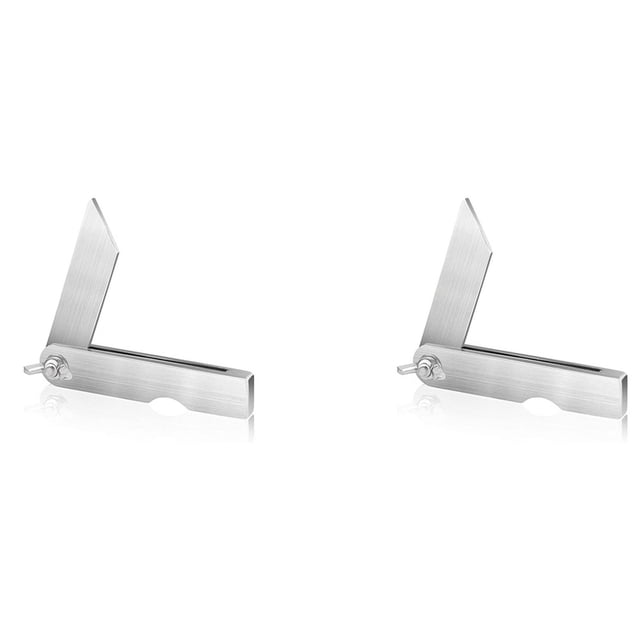 2X Sliding T-Bevel Gauge Protractor 4 Inch Mini Bevels Angle Adjustable ...