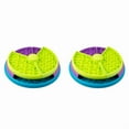 2X Slow Feeder Dog Bowl 3 Levels, Reduces Boredom and Anxiety Dog Food Puzzle Feeder, Non-Slip ...