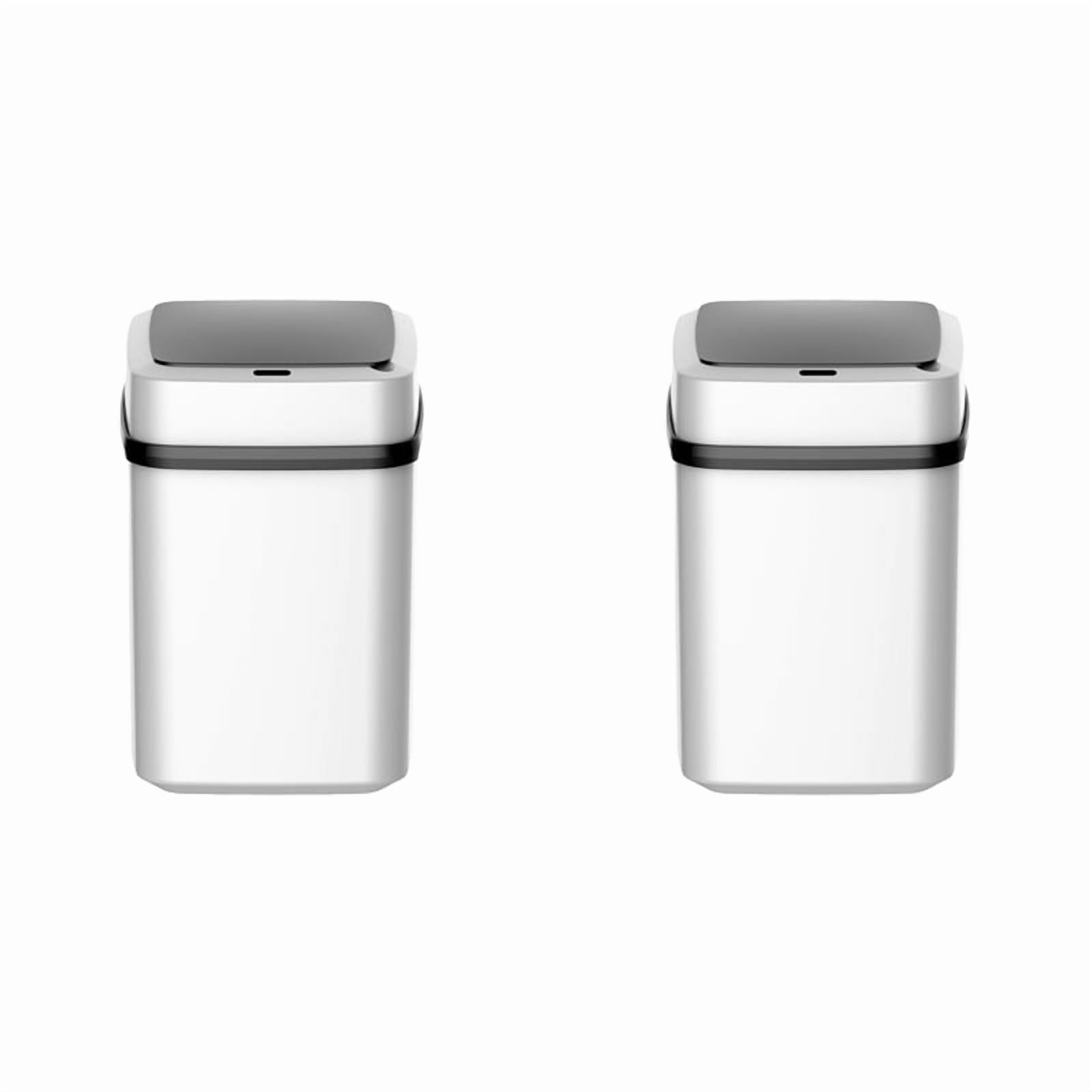2X Smart Trash Kitchen Bathroom Recycling Automatic Sensor Dustbin ...
