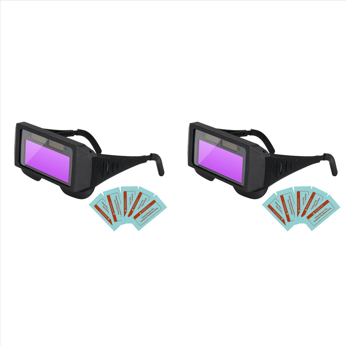 2X Solar Auto Darkening LCD Welding Helmet Glasses Mask Goggles Eyes ...
