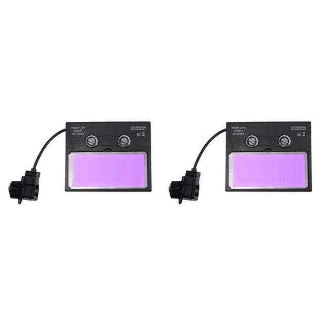 2x Solar Auto Darkening Welding Lens Panel Welding Helmet Mask