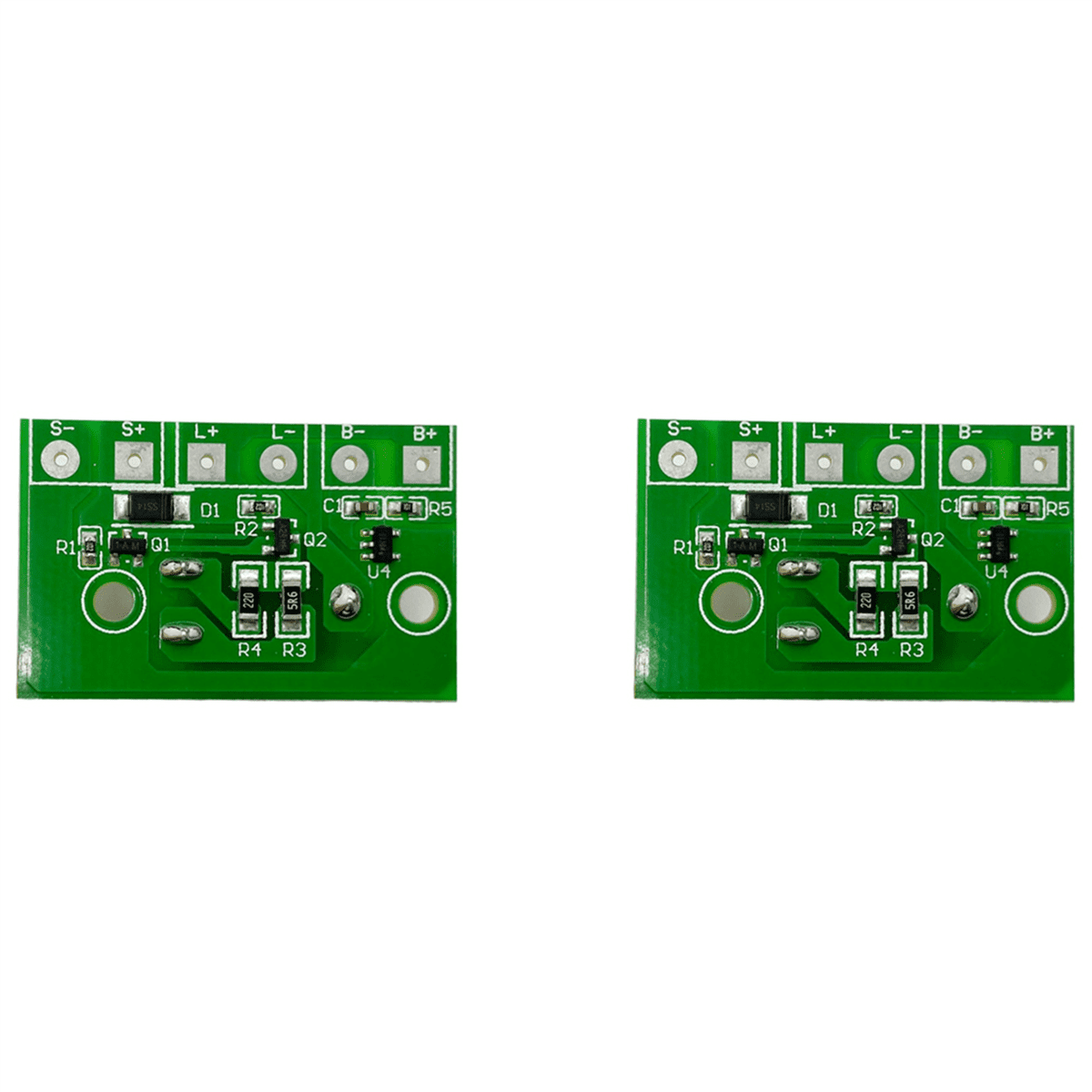 2X Solar Lawn Light Controller Board 3.7V Lithium Battery Solar ...