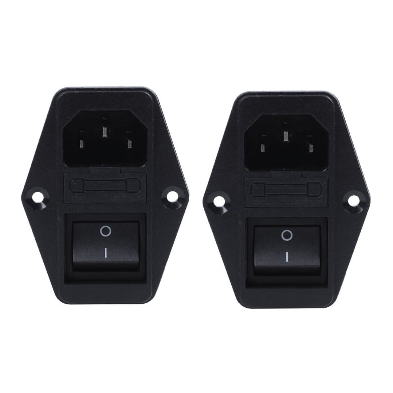 2X Solder Lug Terminals IEC 320 C14 Filter + Boat Switch + Fuse Holder ...