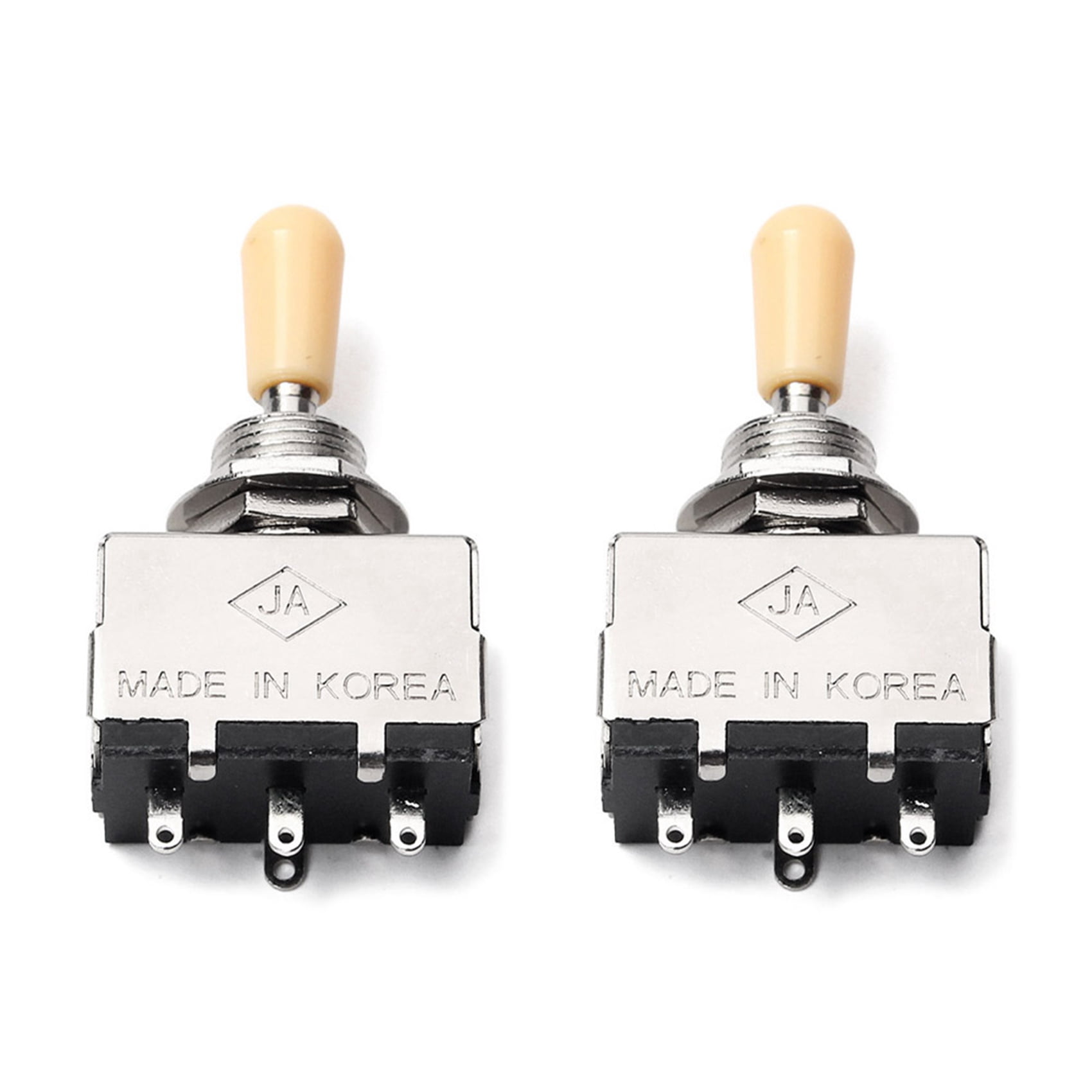 2X Solid Knob Shaft Box Style for 3 Way Pickup Selector Toggle Switch ...