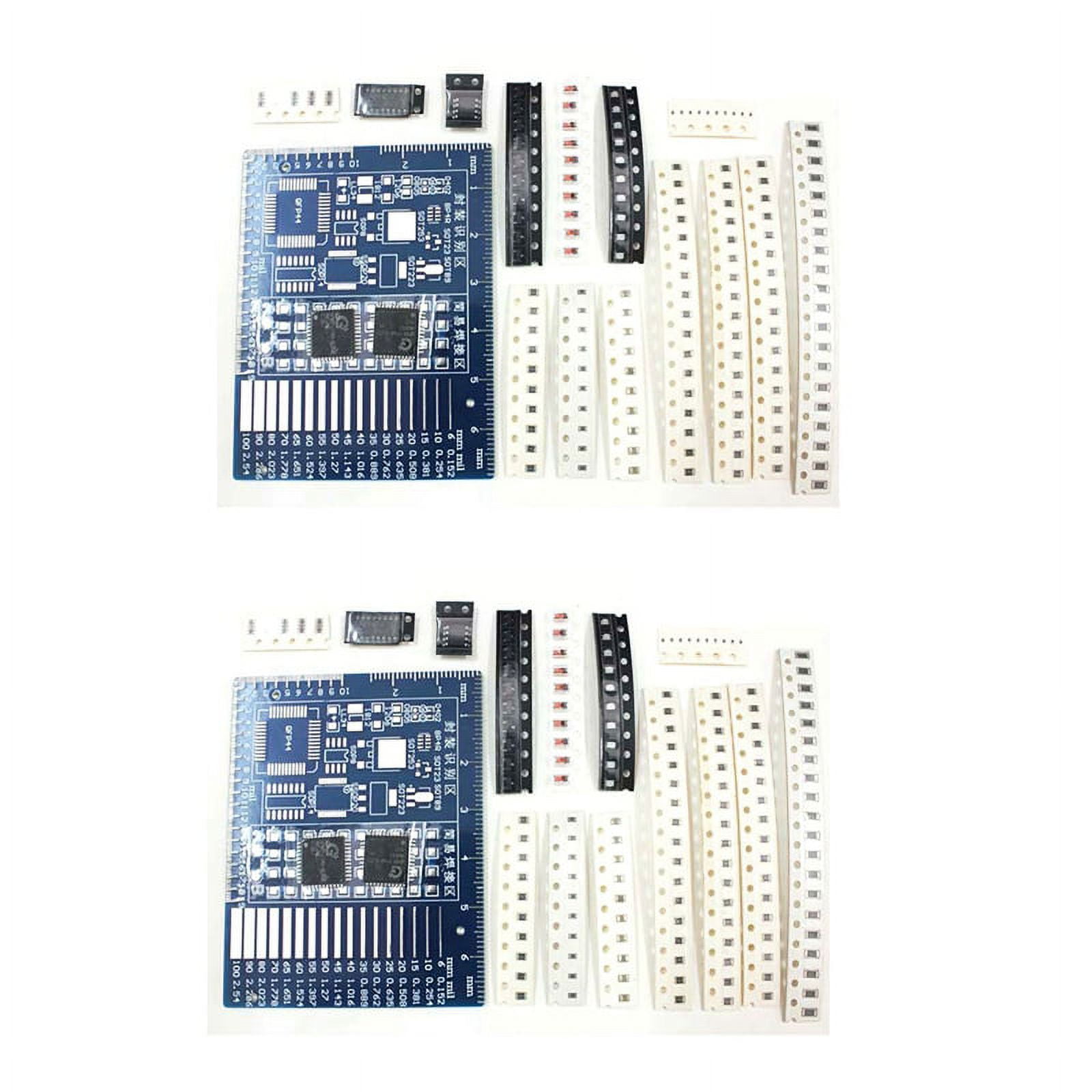 2X Spare Parts Advanced Full-Chip Soldering Practice Board Electronic ...