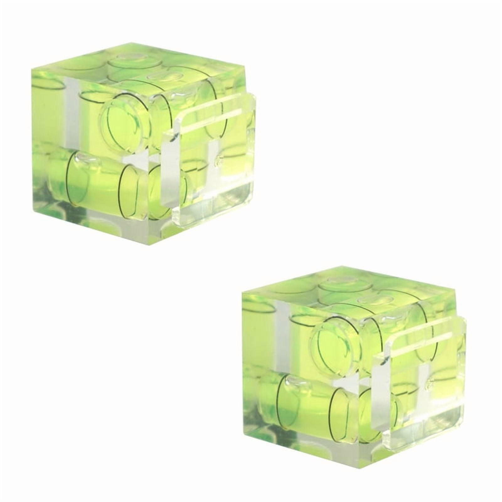 2X Spirit Level Hot Shoe Camera Level 3 Axis Bubble Spirit Level for ...