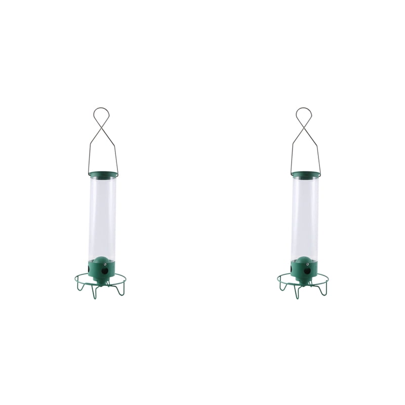 2X Squirrel-Proof Wild Bird Feeder Outdoor Patio Wrought Iron Hanging ...