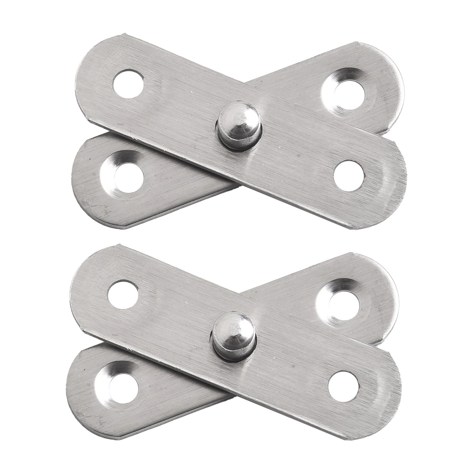 2X Stainless Steel 360° Rotatable Cabinet Hinges For Cabinet Door ...