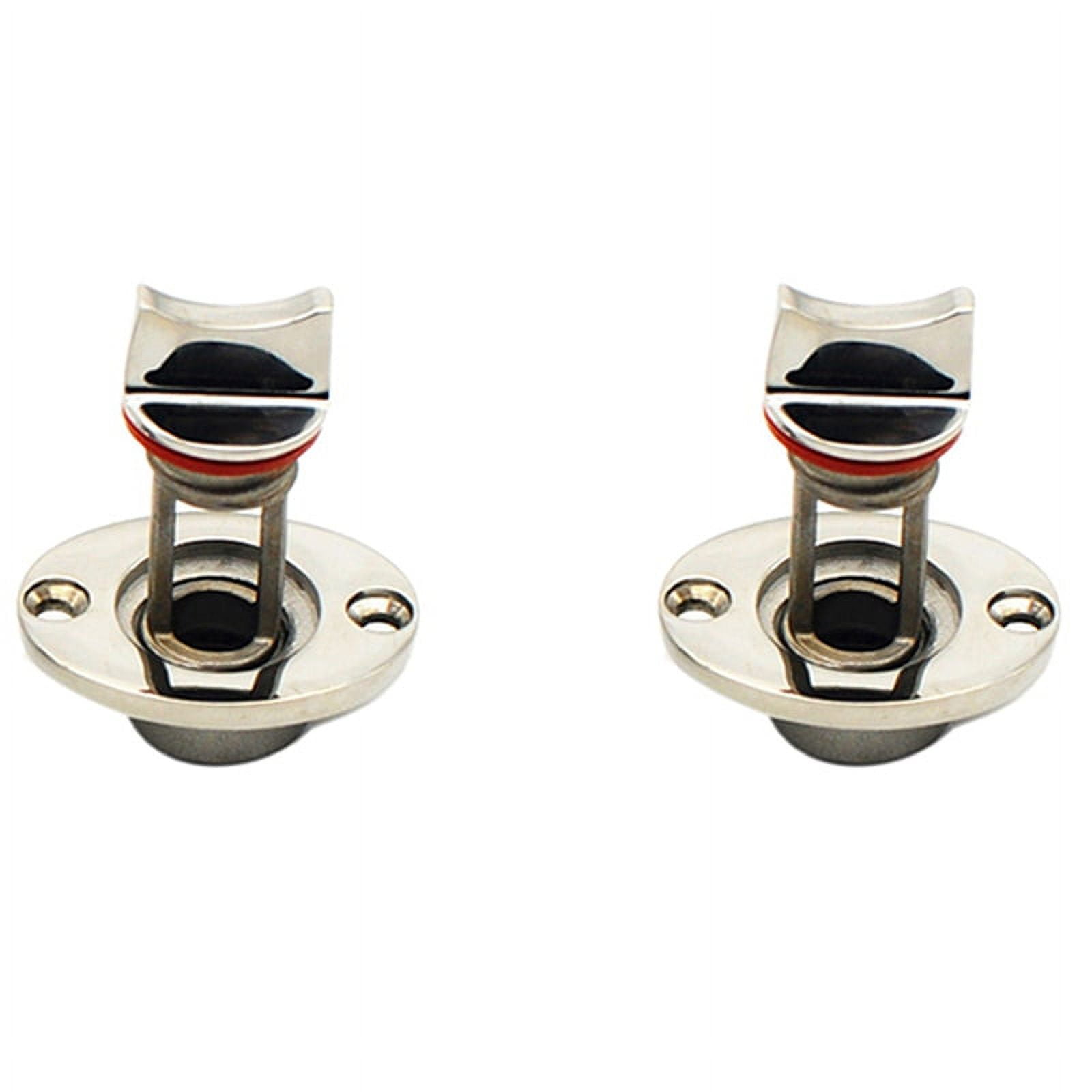 2X Stainless Steel Boat Drain Plug Bung Hole Drainage Marine Dinghy ...