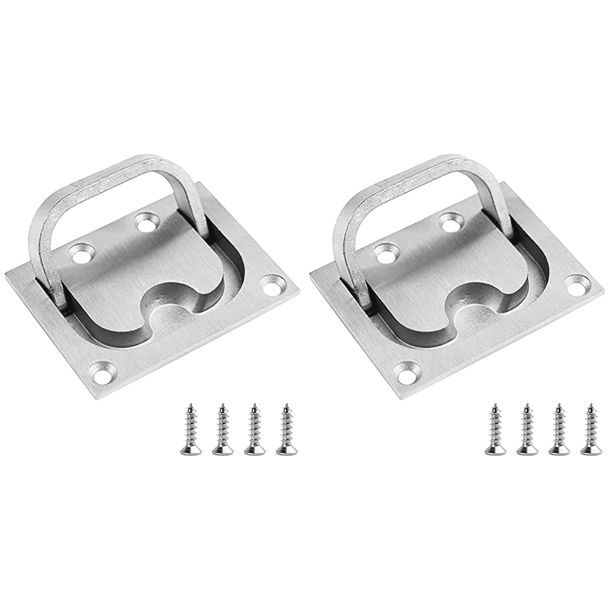 2X Stainless Steel Hatch Latch Solid Boat Hatch Handles for Boat Deck ...