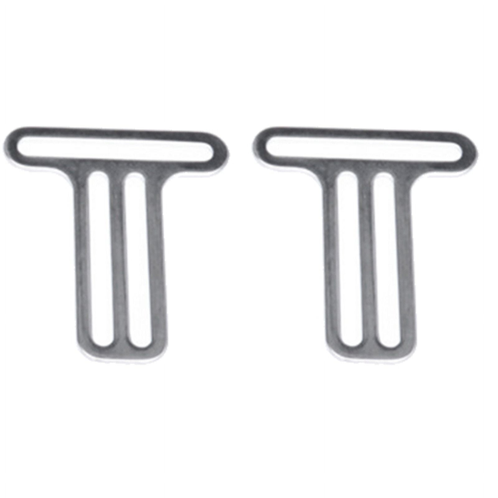 2X Stainless Steel Scuba Diving Sidemount Webbing Strap Keeper Fits for 5cm Webbing BCD ...