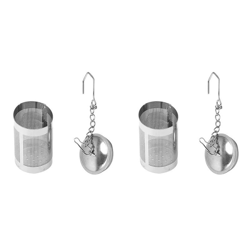 2X Stainless Steel Tea Infuser Tea Leaves Diffuser Spice Seasoning Ball ...