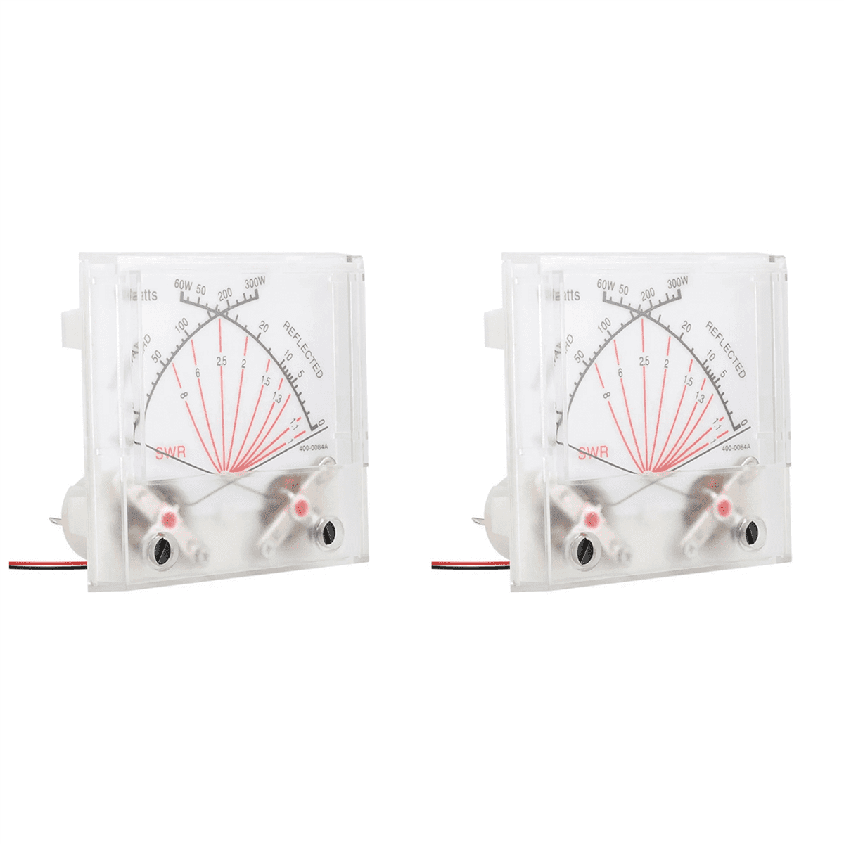 2X Standing Wave Ratio SWR Watt Meter Radio Power Meter Transmitter ...