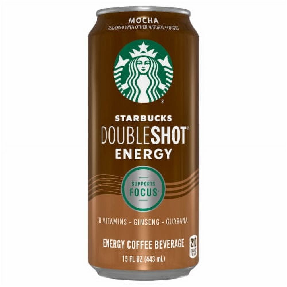 2X - Starbucks Doubleshot Energy Mocha Iced Coffee Can 15 fl oz ...