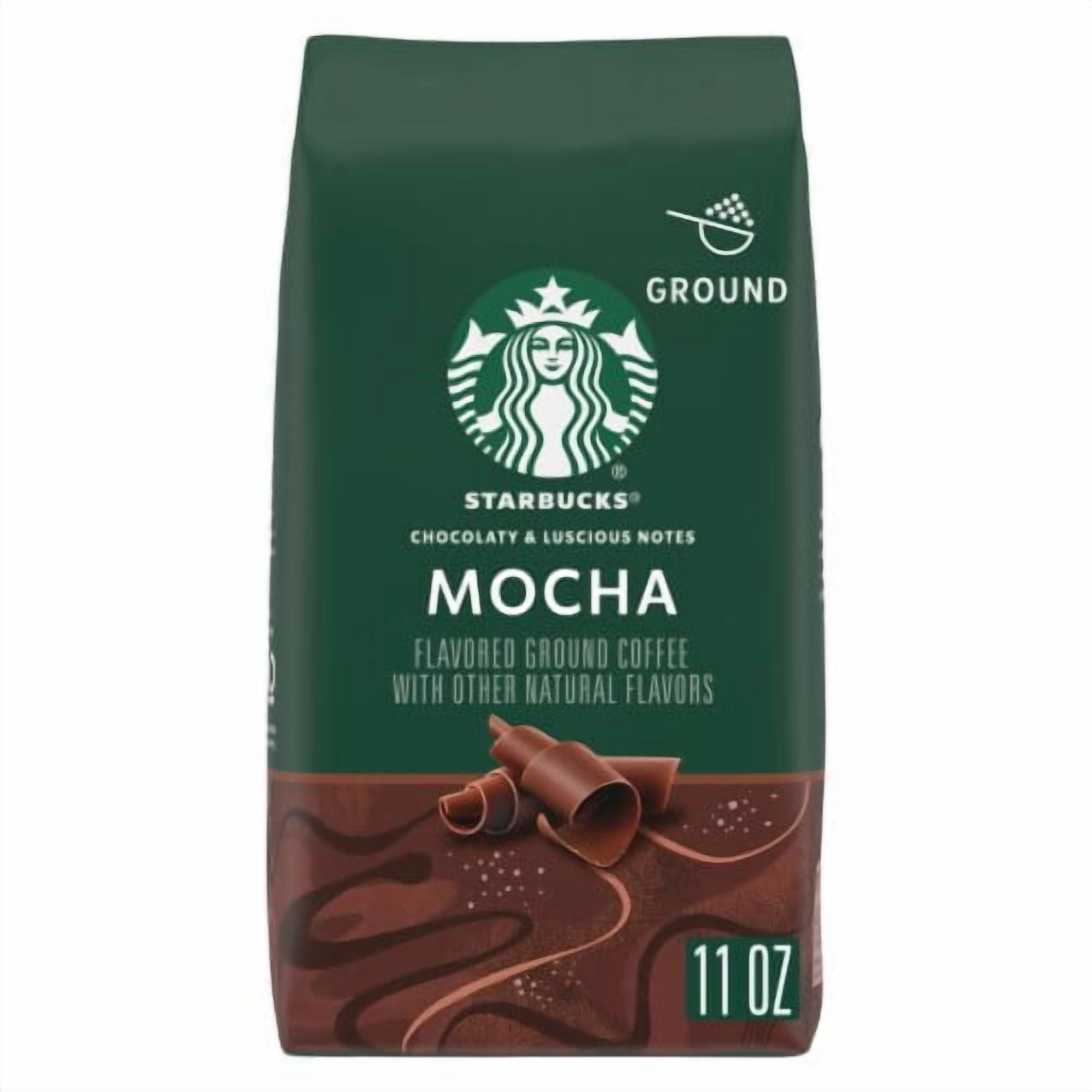 2X - Starbucks Ground Coffee, Mocha Flavored Coffee 11 oz - Walmart.com