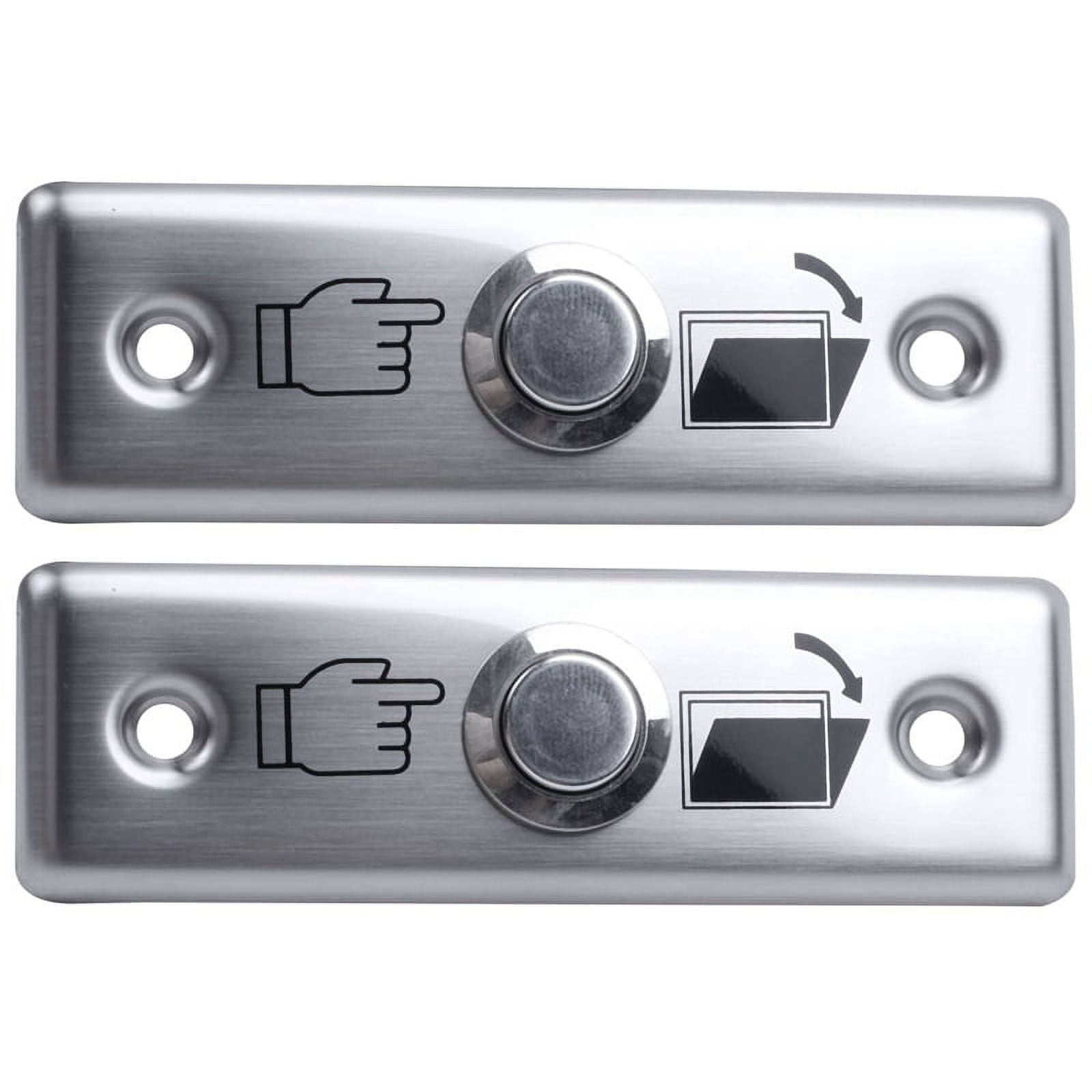 2X Steel Door Exit Release Push Button Home Switch Part of Access ...