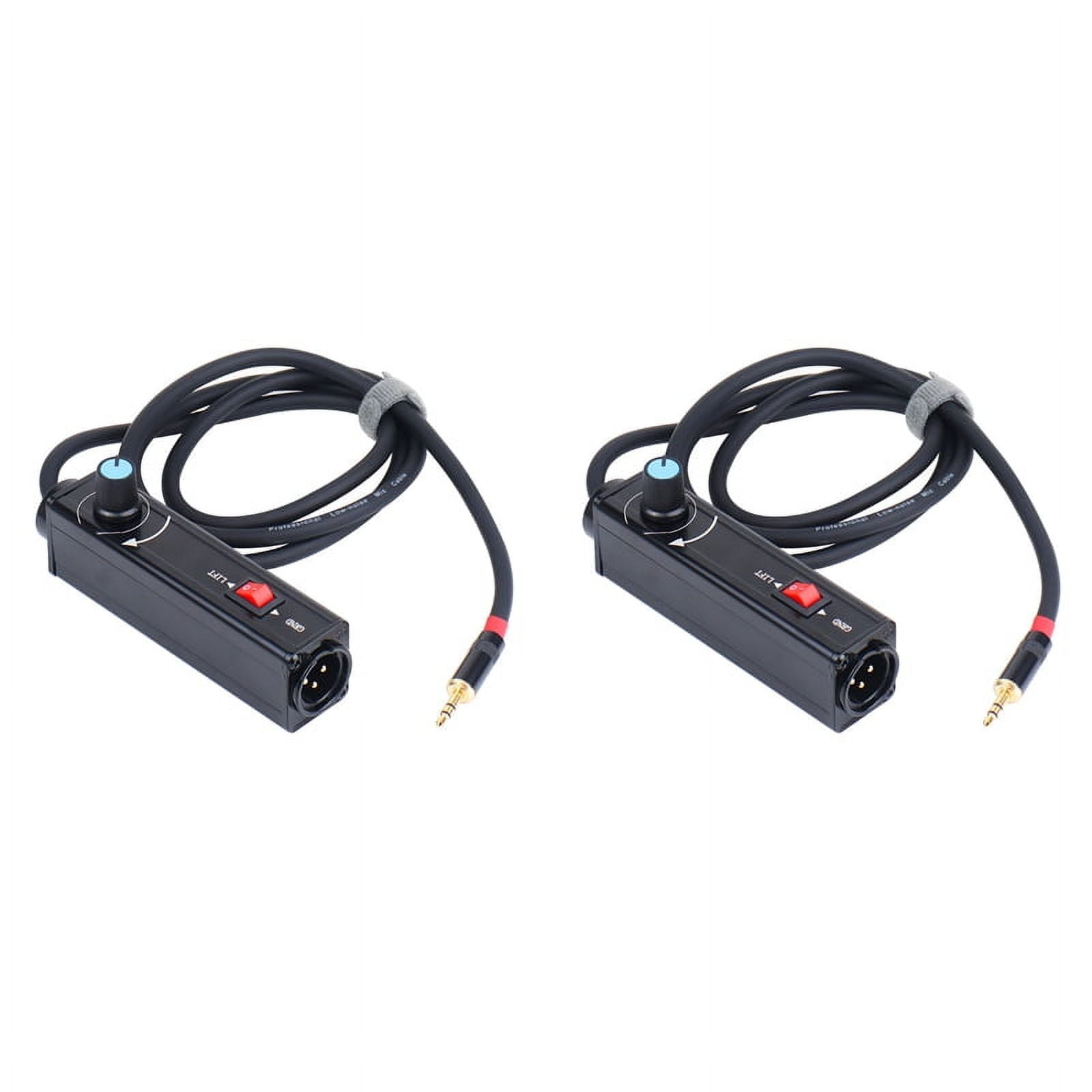 2X Stereo Ground Loop Isolator 3.5mm to XLR Audio Isolator Audio Noise ...