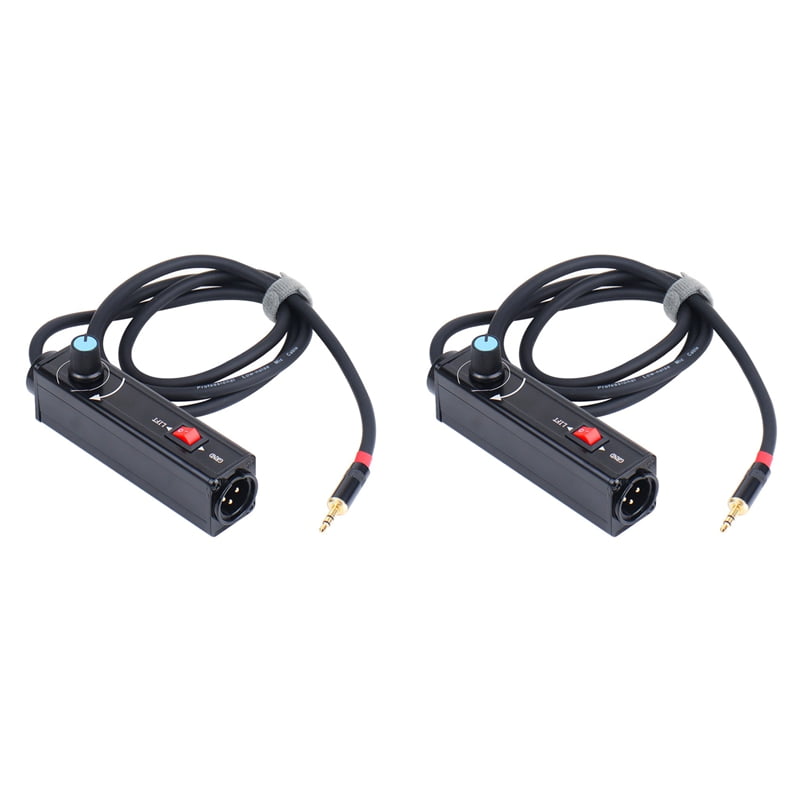 2X Stereo Ground Loop Isolator 3.5mm to XLR Audio Isolator Audio Noise ...