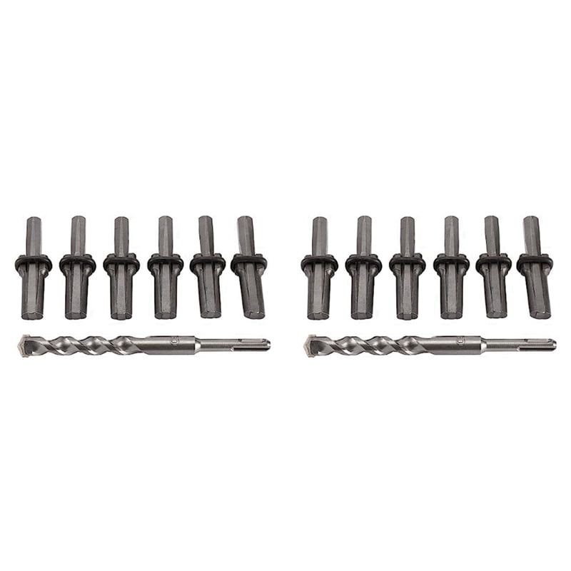 2X Stone Splitter Hand Tool Kit Stone Splitter with Drill Bit Tools for ...