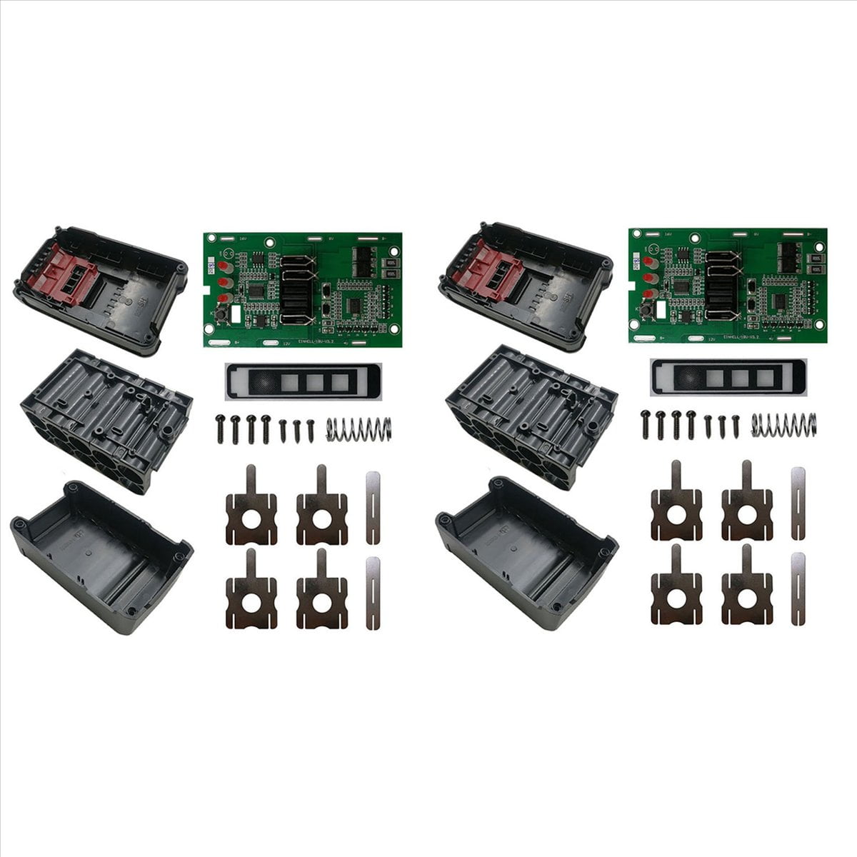 2X Suitable for -CHANGE 18V 20V Lithium Battery Plastic Shell Charging ...