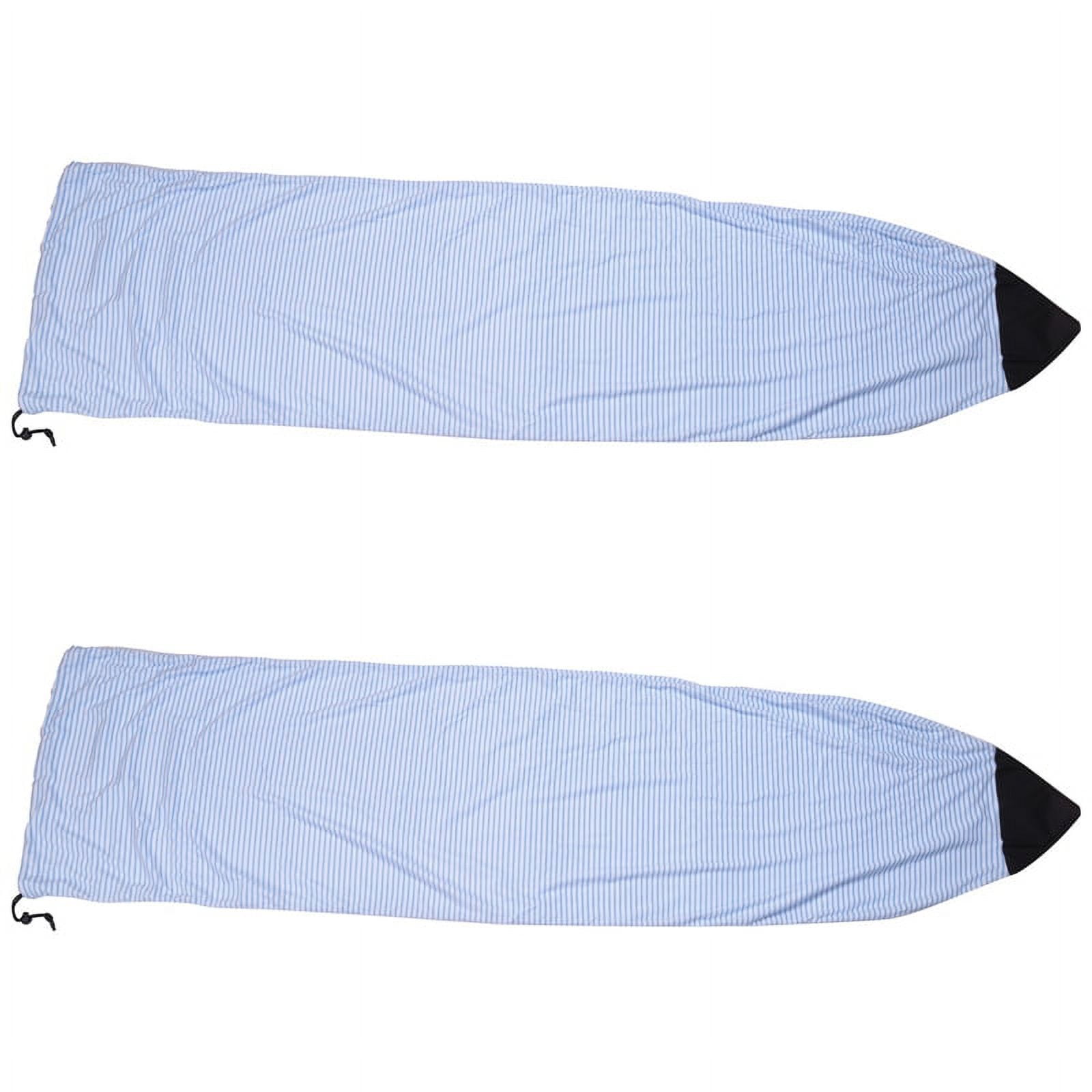 2X Surfboard Socks Cover 6Ft Blue and White Surf Board Protective Bag ...