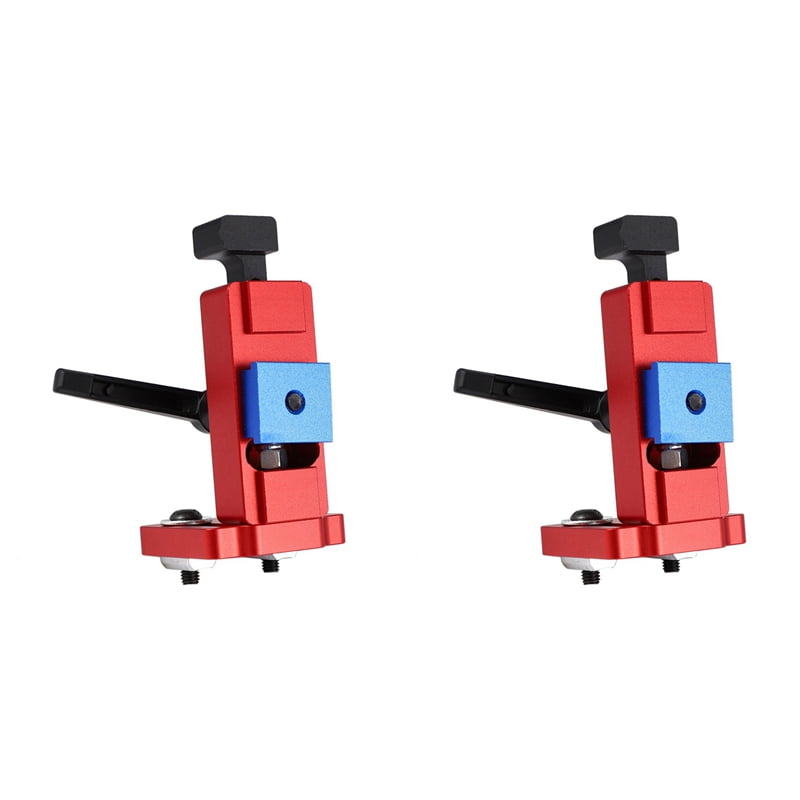 2X T Slot Miter Track Stop Locator Sliding Brackets Woodworking Rail ...