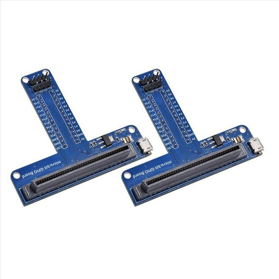 2X T-Type Expansion Adapter for Microbit Breadboard Python Graphical ...