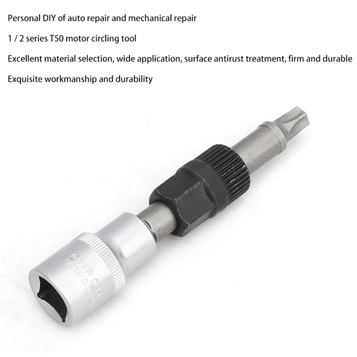 2X T50 Alternator Pulley Socket Bit with 33 Teeth Tool Alternator ...