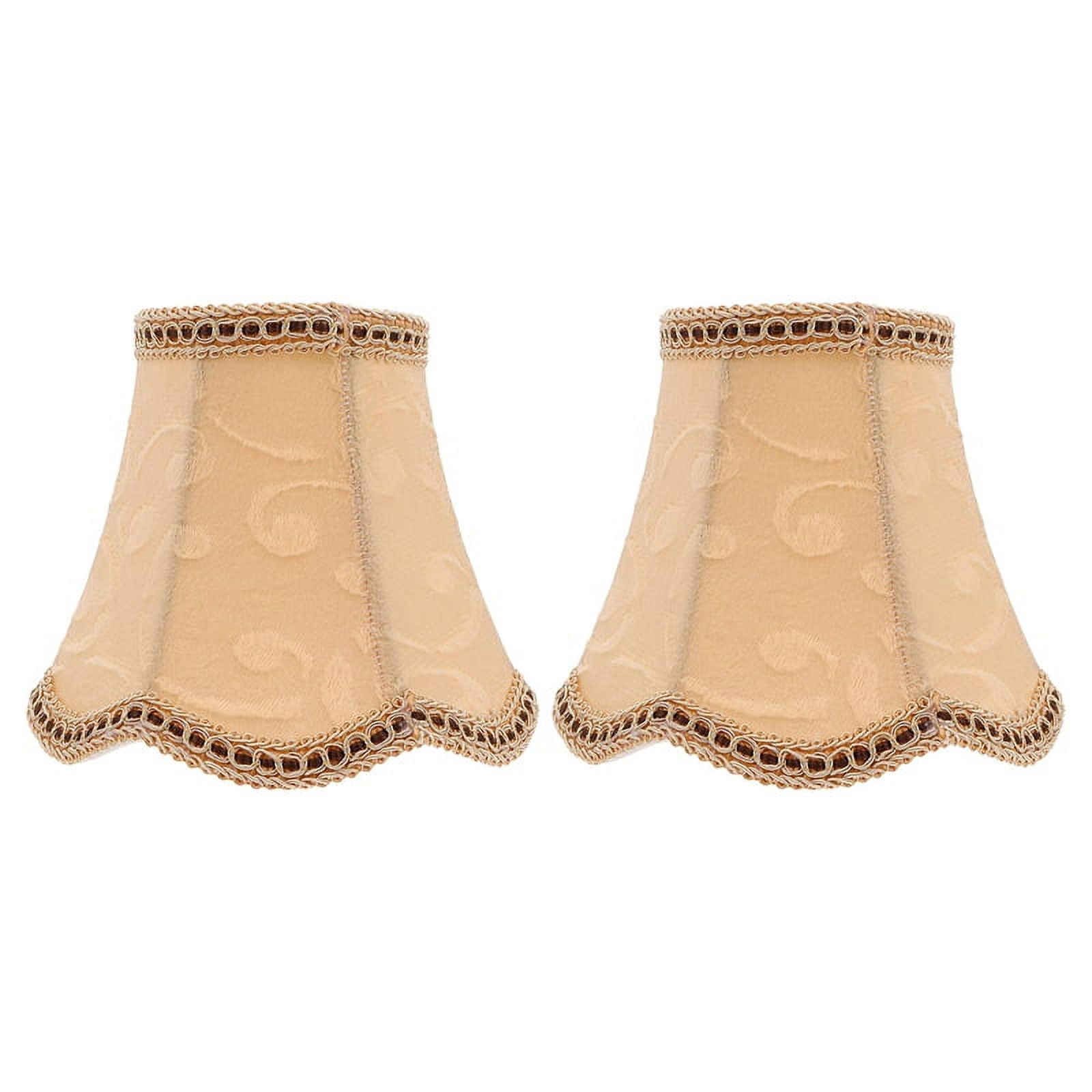 2X Table Lamp Shade Fabric Cloth Clip on Light Shades Cover Drum ...