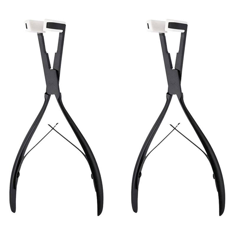 2X Tape in Hair Extensions Pliers Stainless Steel Flat Extensions Tape ...