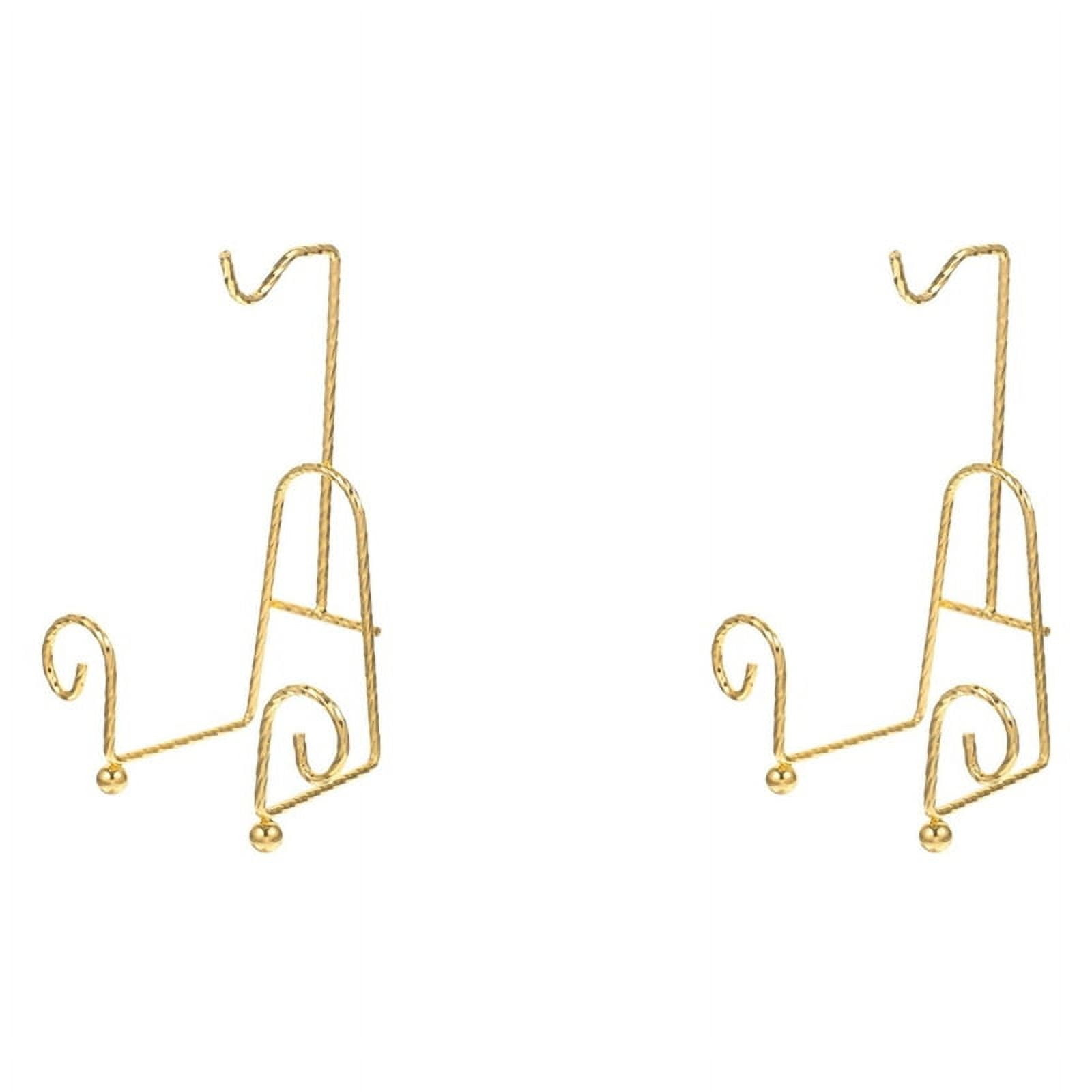 2X Tea Cup Holder Gold Mug Holder Tea Set Display Stand Gold Metal Cup ...