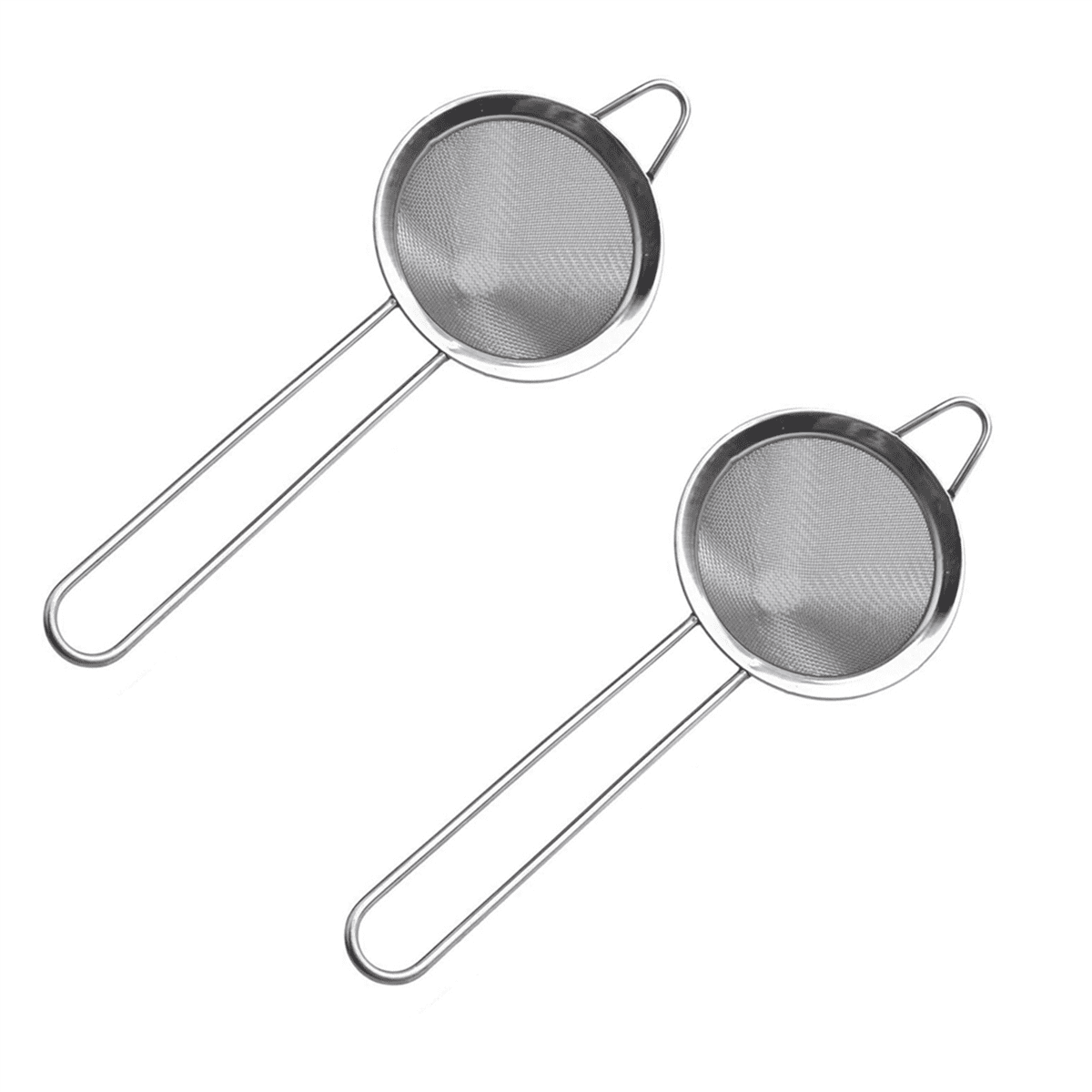 2X Tea Strainer, 3.3 Inch Fine Mesh Sieve Strainer Stainless Steel Mesh ...