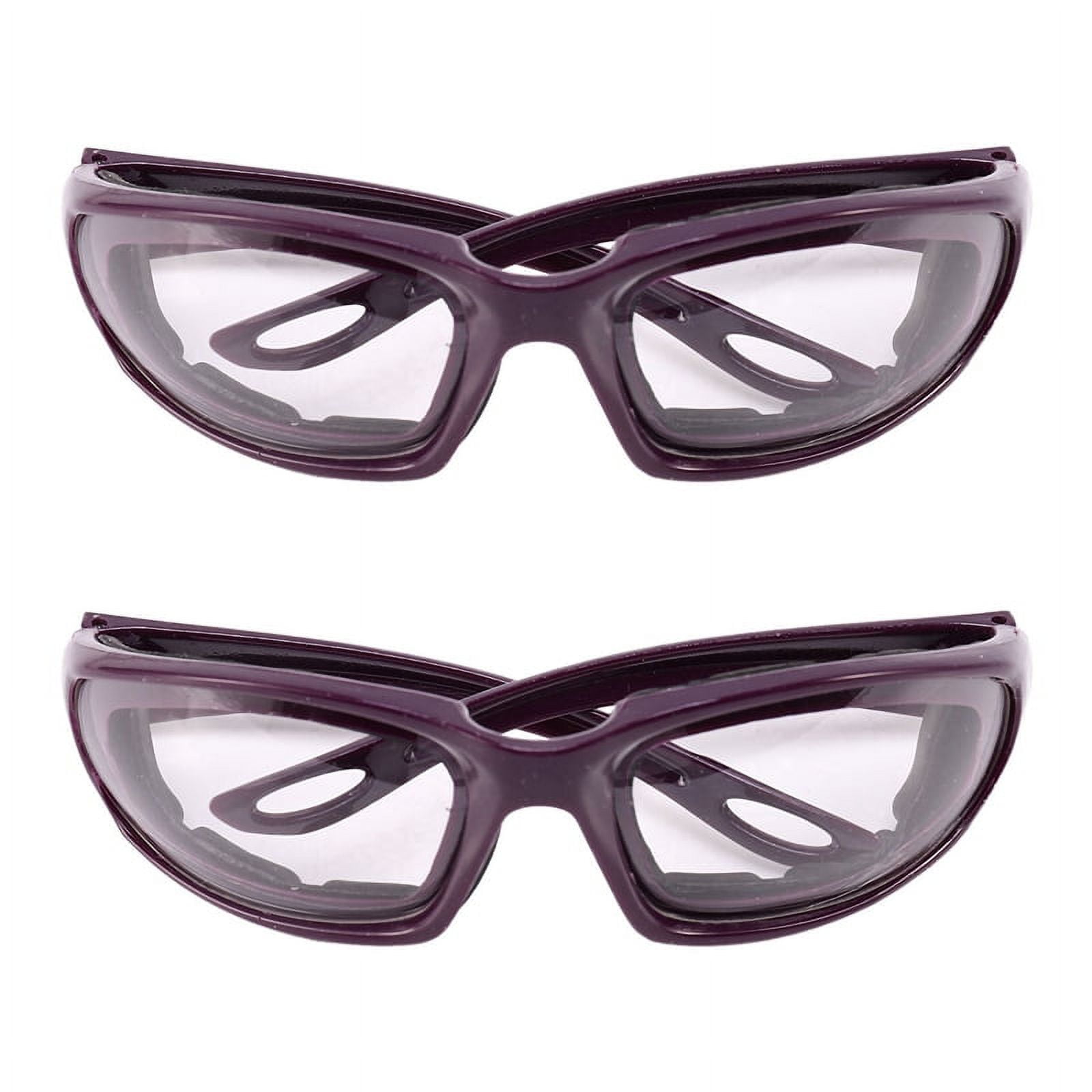 2X Tears Free Onion Chopping Goggles Glasses Eye Protector Kitchen ...