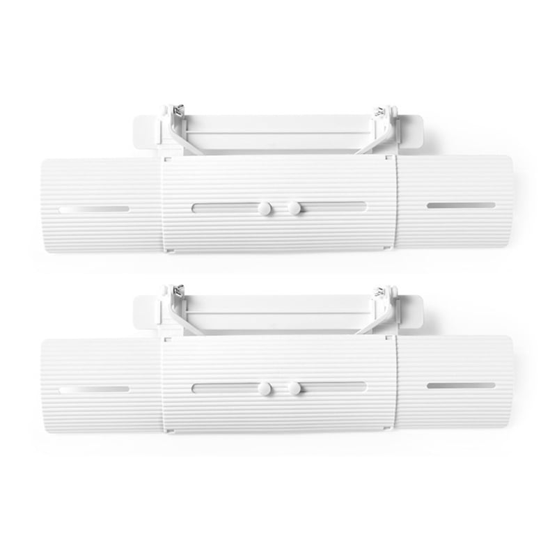 2X Telescopic Air Conditioner Vent Cover Windshield Baffle Shield Vent ...
