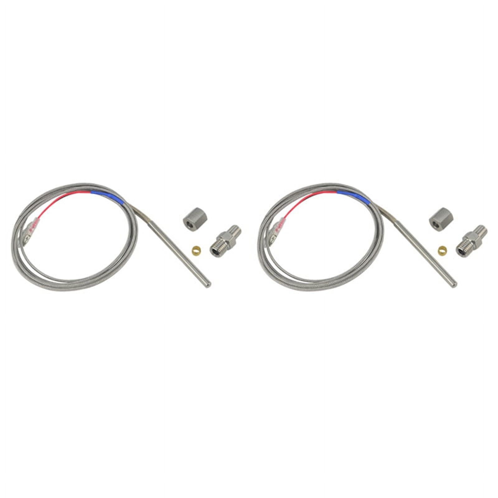 2X Temperature Sensor K Type Thermocouple Probe Exhaust Temperature ...