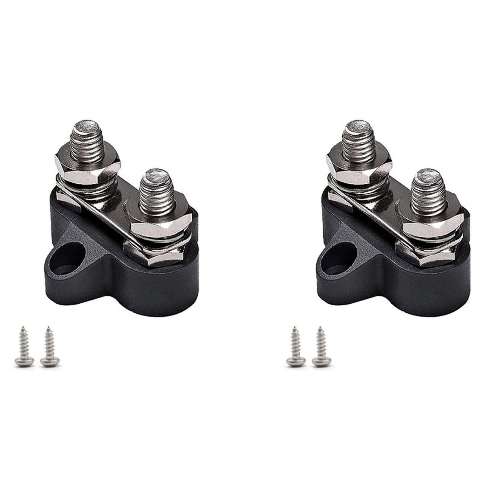 2X Terminal Block Studs M8 48V Junction Block Bus Bar Dual Heavy Duty ...