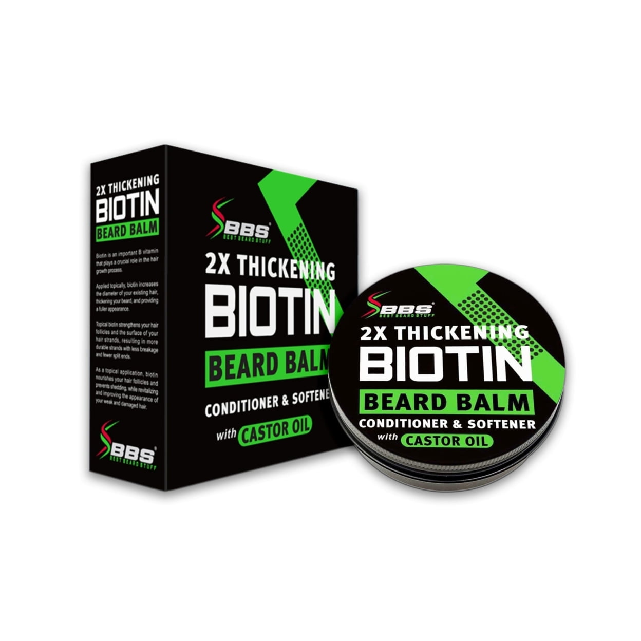 2X Thickening Biotin Beard Balm - Walmart.com