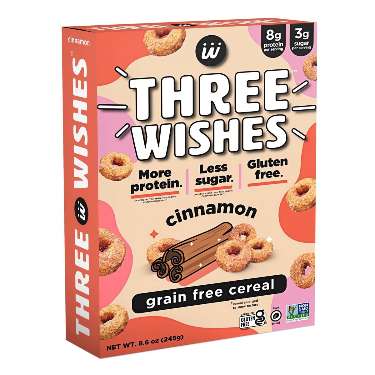 2X - Three Wishes Cinnamon Cereal - 8.6oz - Walmart.com