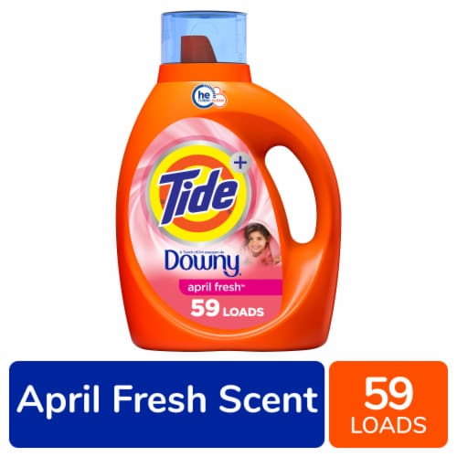 2X - Tide With Downy April Fresh Liquid Laundry Detergent - Walmart.com